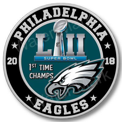 Philadelphia Eagles Super Bowl 52 2018 Champs Sticker Decal 12 ...