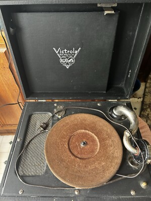 vintage rca victor portable record player O-3 1941 Electric | eBay