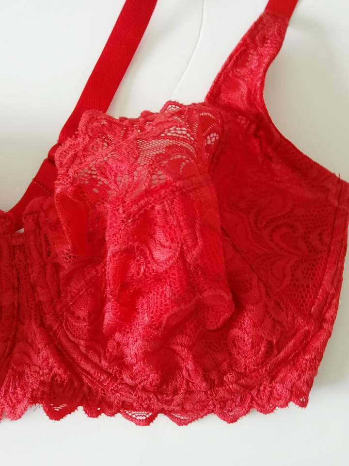 Wacoal Bra Size 38D Orange Lace Underwired Bra Ladies Lingerie ...