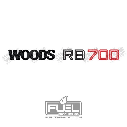 Woods RB 700 Grader/Scraper Blade Premium Vinyl Decal RB700 farm ...