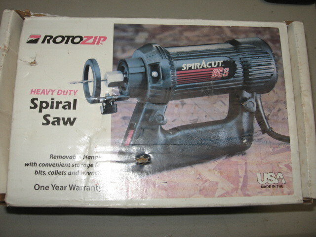 RotoZip SCS01 Heavy Duty Spiral Saw With Original Case for sale online ...