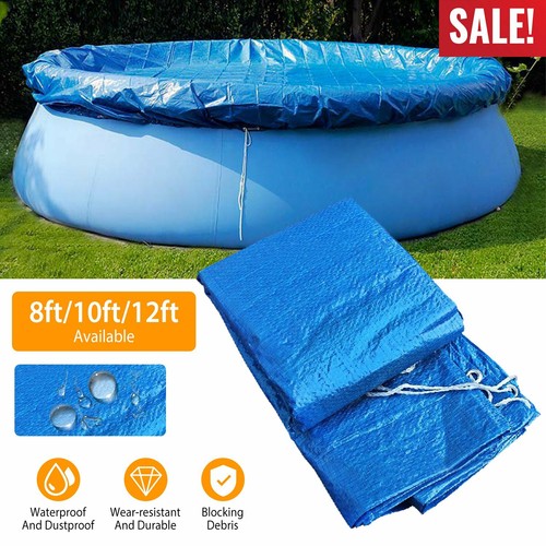 Round Above Ground Swimming Pool Retaining Heat Waterproof Paddling ...