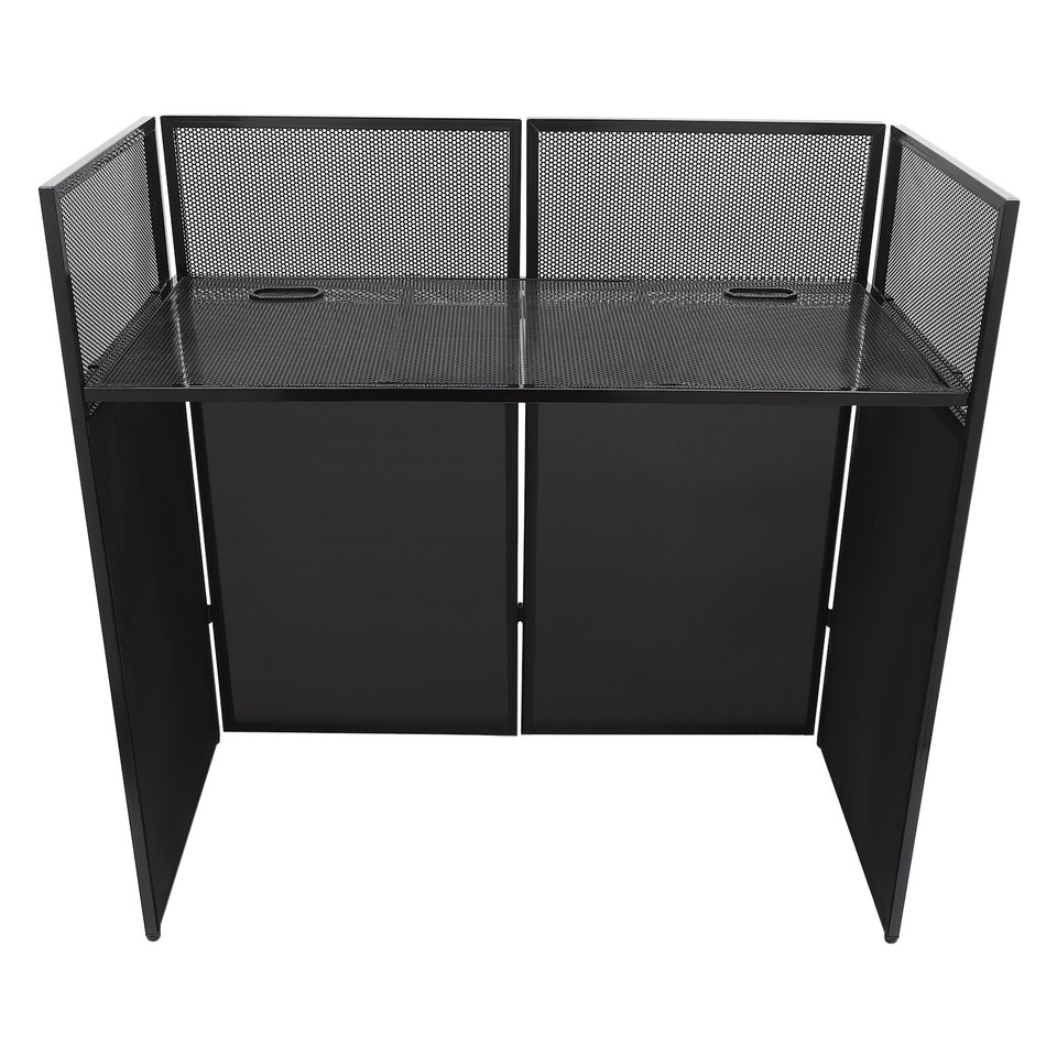 Portable DJ Event Booth Facade Foldable Controller Stand DJ Display ...