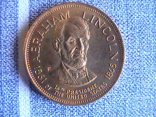 TOKEN BRASS U S PRESIDENT ABRAHAM LINCOLN | eBay
