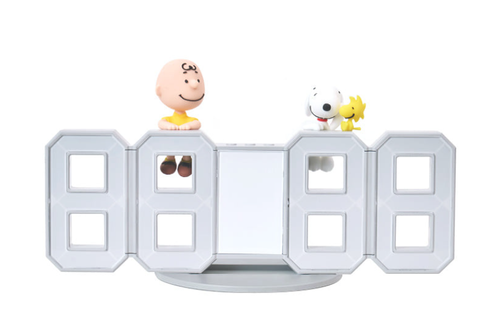 PEANUTS Snoopy LED Clock – Desk & Wall Mount, Official Licensed Product ...