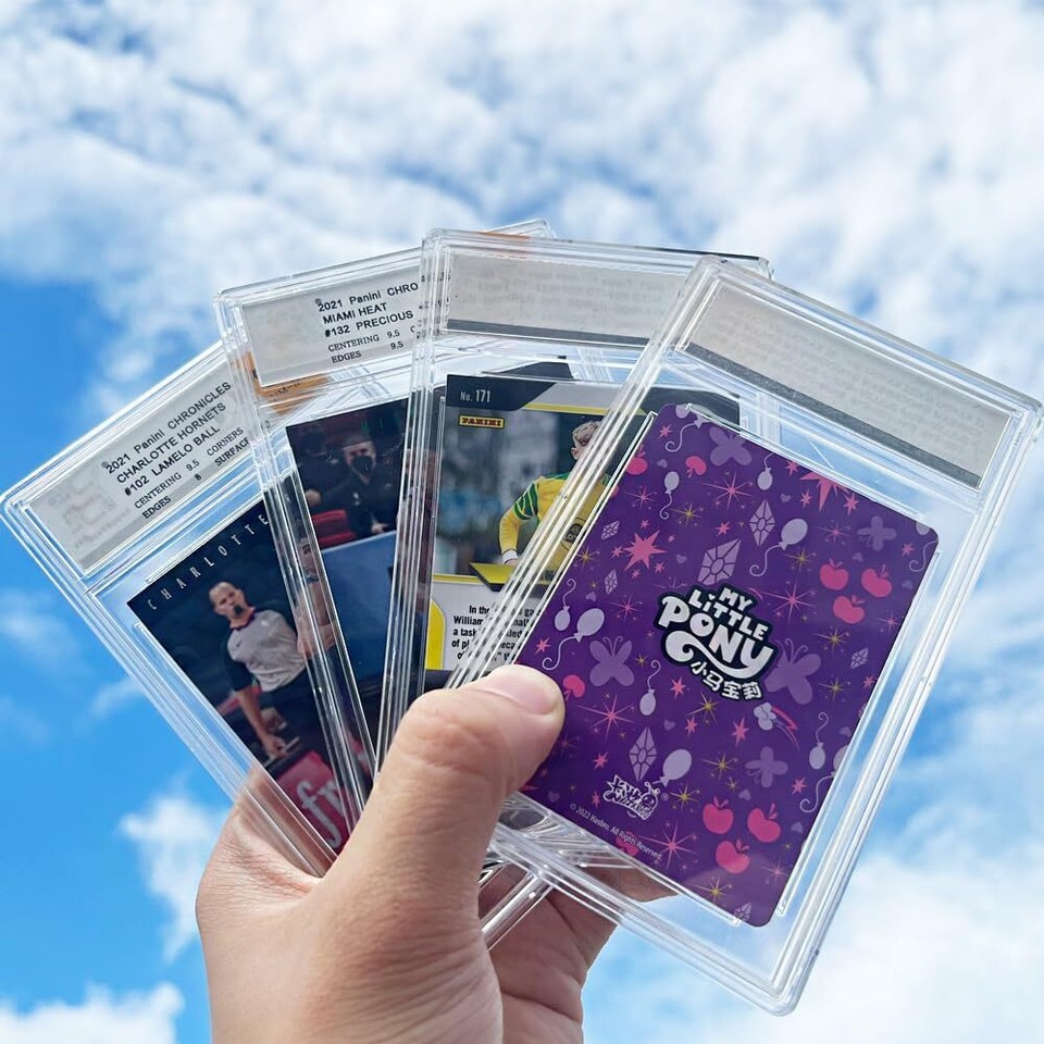 Empty Card Holder PSA Style Slab for 35pt Trading Sports Cards ...