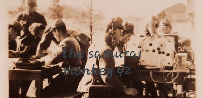 WW2 Japanese original photo of radio men collectible antique | eBay