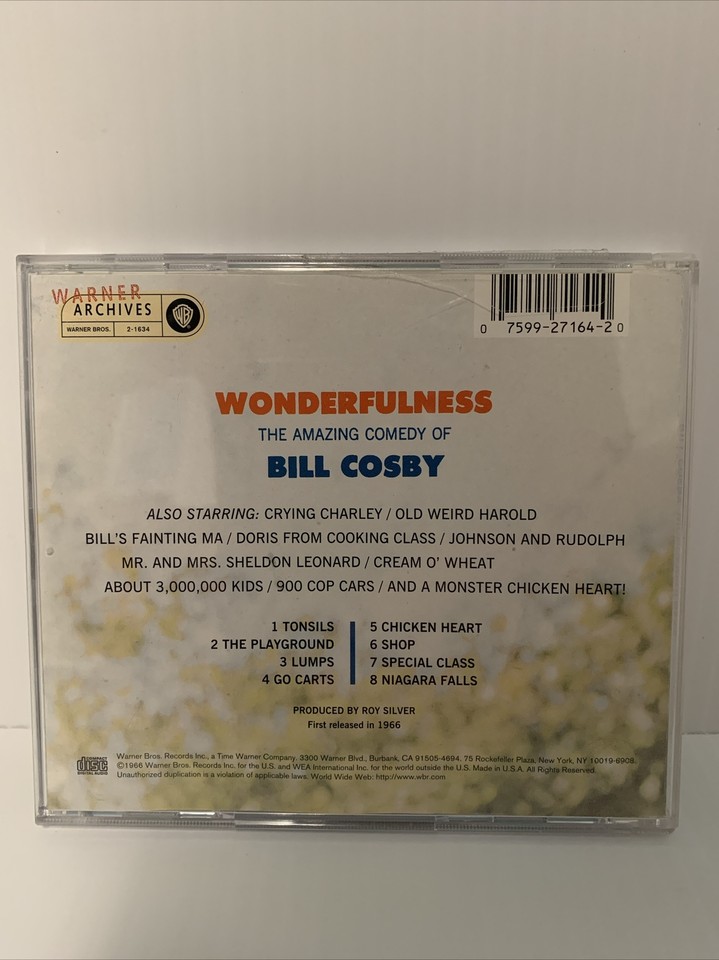 Wonderfulness by Bill Cosby (CD, Apr-1998, Warner Bros.) 75992716420| eBay