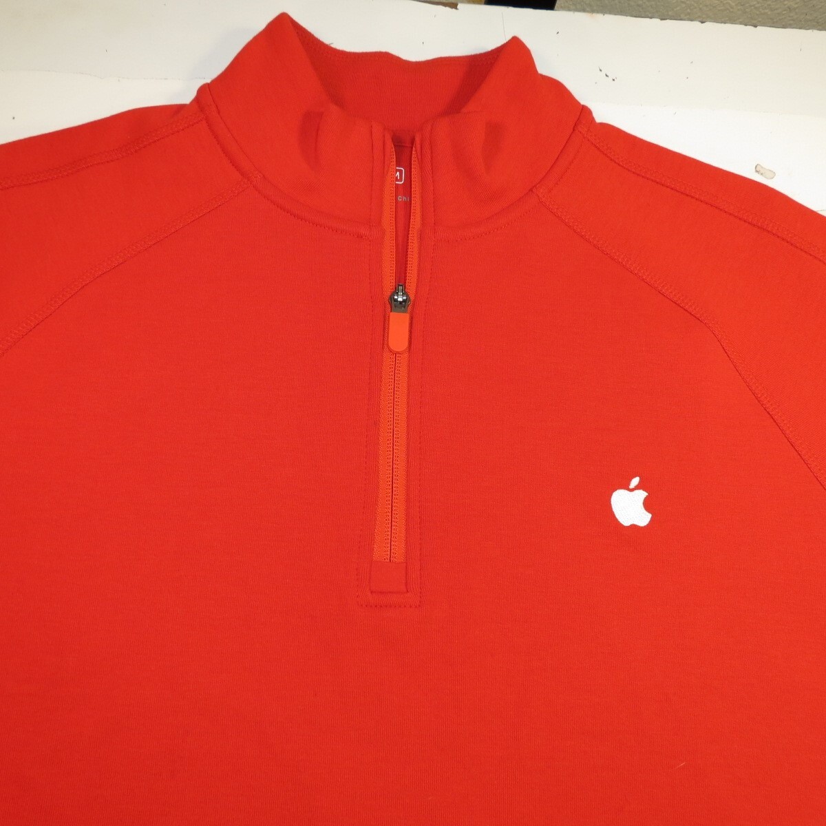 APPLE IMAC MAC UNIFORM STAFF EMPLOYEE CREW 1/4 ZIP SW… - Gem