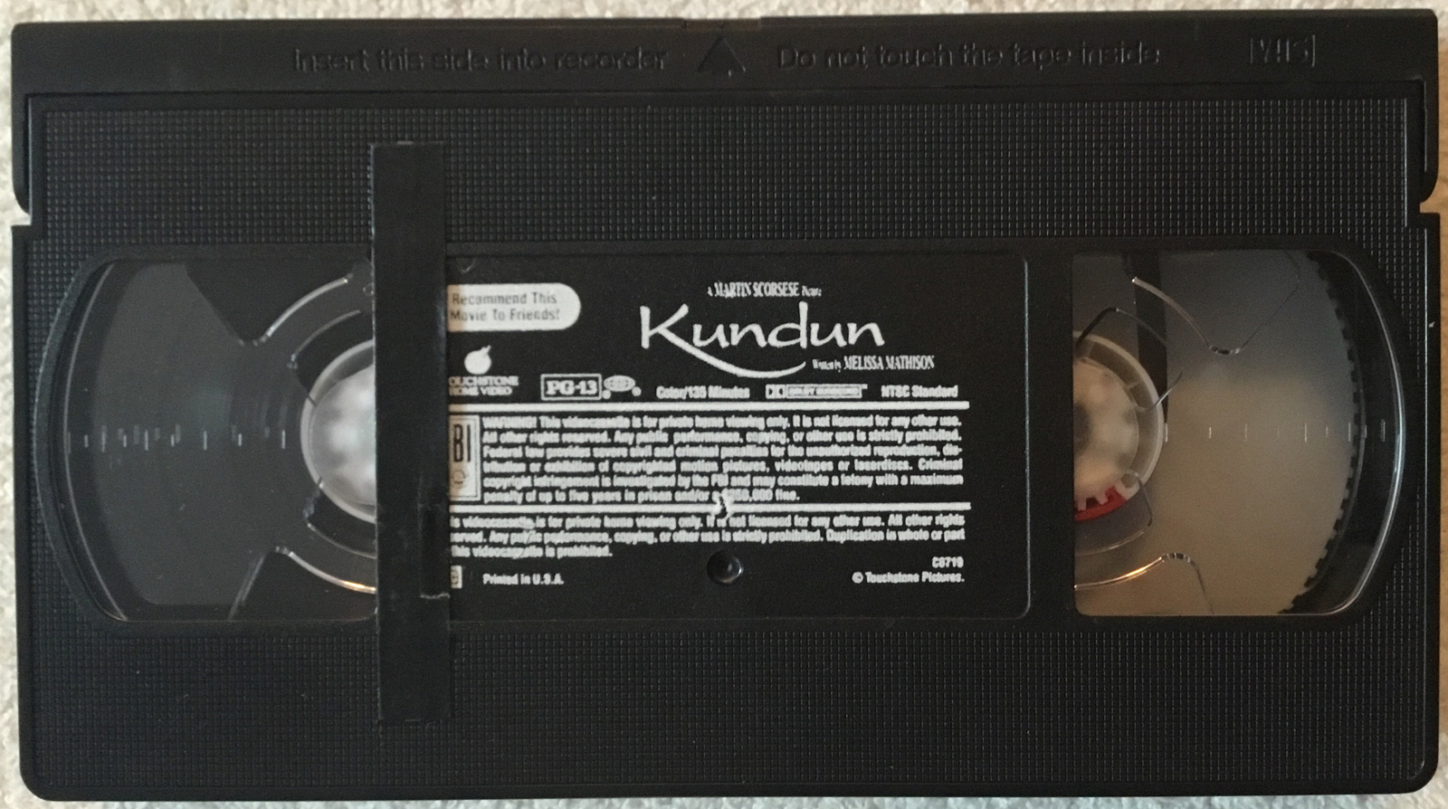 Kundun (VHS, 1997) Martin Scorsese, True Story Dalai Lama, Hollywood ...