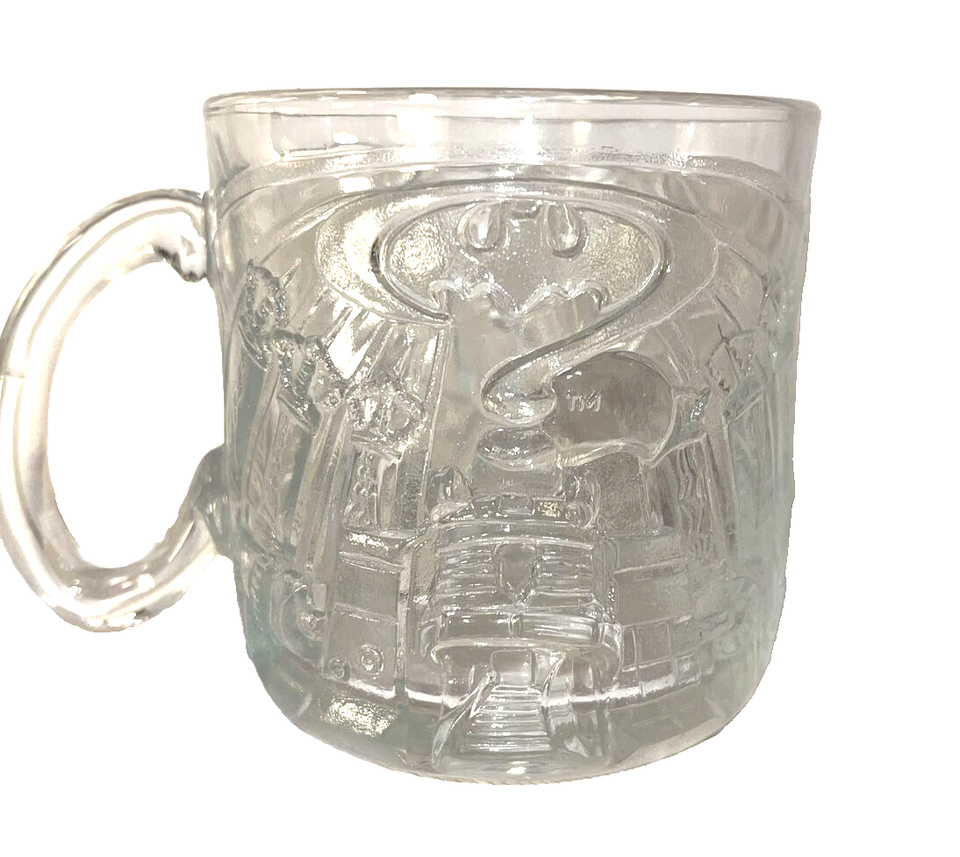 McDonalds 1995 Batman Forever The Riddler Collectors Mug Cup Glass DC ...