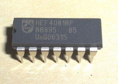 2 x HEF4081BP - Quadruple Porte ET 2 entrées 2.4 mA 4.5V à 15.5V | eBay