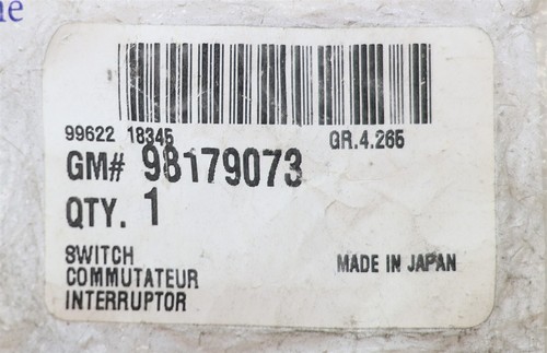 NEW OEM GM Auto Trans Governor Pressure Switch 98179073 LCF 3500HD ...