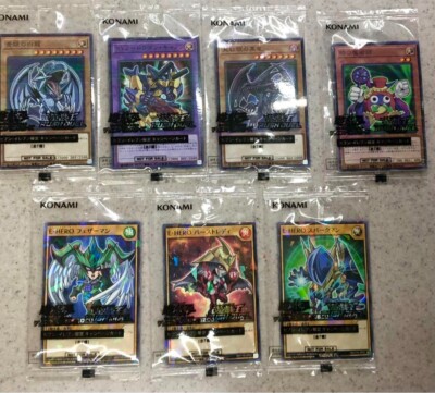 Yu Gi Oh Duel Monsters Rush Seven Eleven 7 promo card complete Blue ...