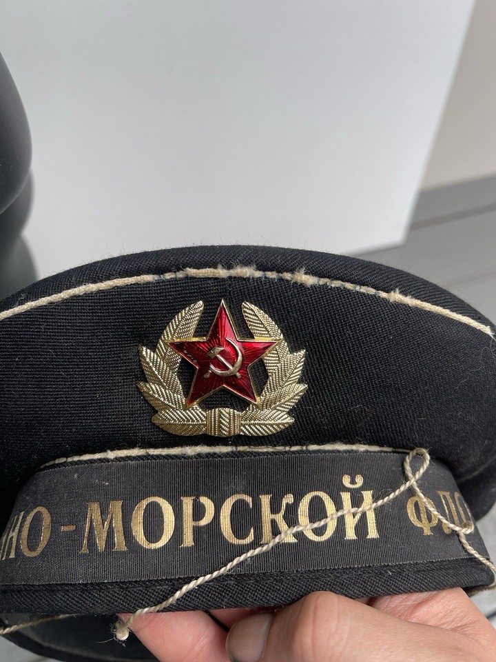 Russian Navy Army Sailor's Cap Peakless Cap USSR Military Hat | eBay