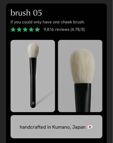 Rephr Brush 05 Blush Makeup Brush Cleaned | eBay