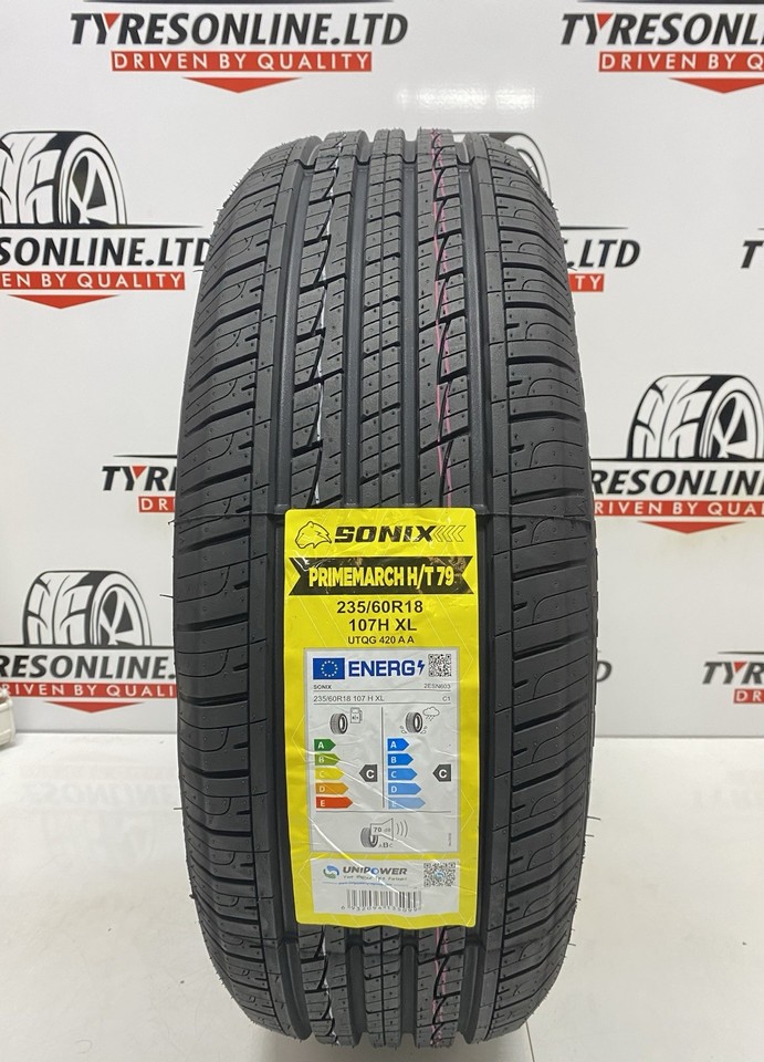 4 X 235 60 18 SONIX 235/60R18 107H XL BRAND NEW QUALITY M+S TYRES ...