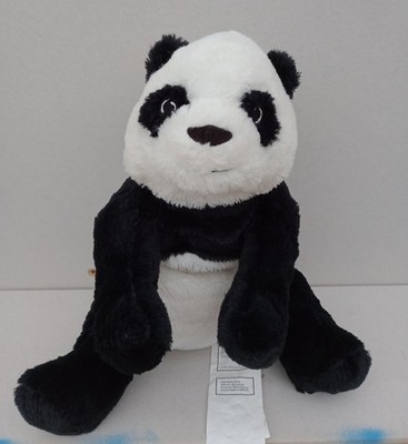 IKEA KRAMIG 30cm Panda Soft Toy Plush Animal Cuddly Teddy Bear USED ...