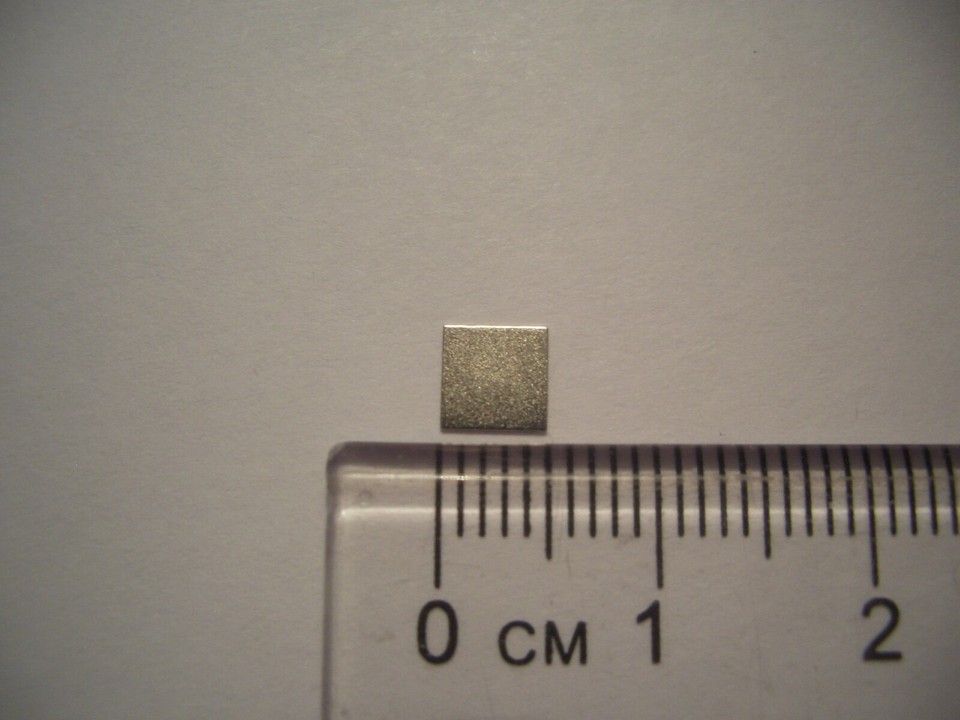 NEW! ultra thin Neodymium Magnet SQUARES 5mm x 5 mm x 0.25mm, N50, 0.25 ...