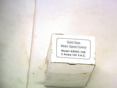 Speed Controls - Solid State Motor Speed Control