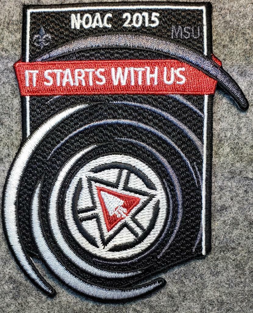 2015 NOAC "IT STARTS WITH US" Conference "MSU" Pocket Patch - OA/BSA | eBay