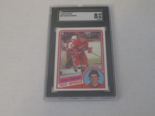 STEVE YZERMAN 1984-85 Topps Hockey Rookie Card # 49 SGC 8 | eBay
