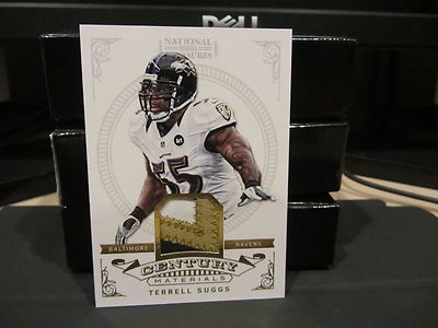 National Treasures Century Materials Jersey Ravens Terrell Suggs 07/25 ...