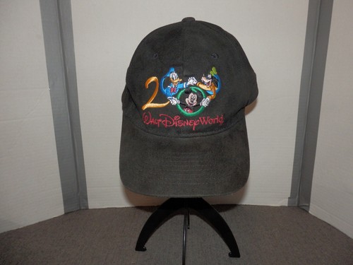 VINTAGE WALT DISNEY WORLD 2000 BLACK BALL CAP FEATURING MICKEY, DONALD ...