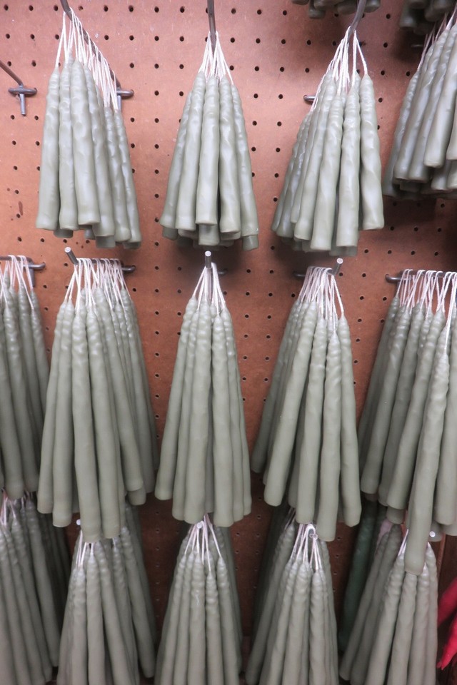Candles 8" Hand Dipped 6 Joined Pairs, primitive tapered vintage | eBay