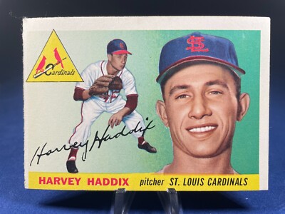1955 Topps Baseball Card Harvey Haddix #43 St. Louis Cardinals | eBay