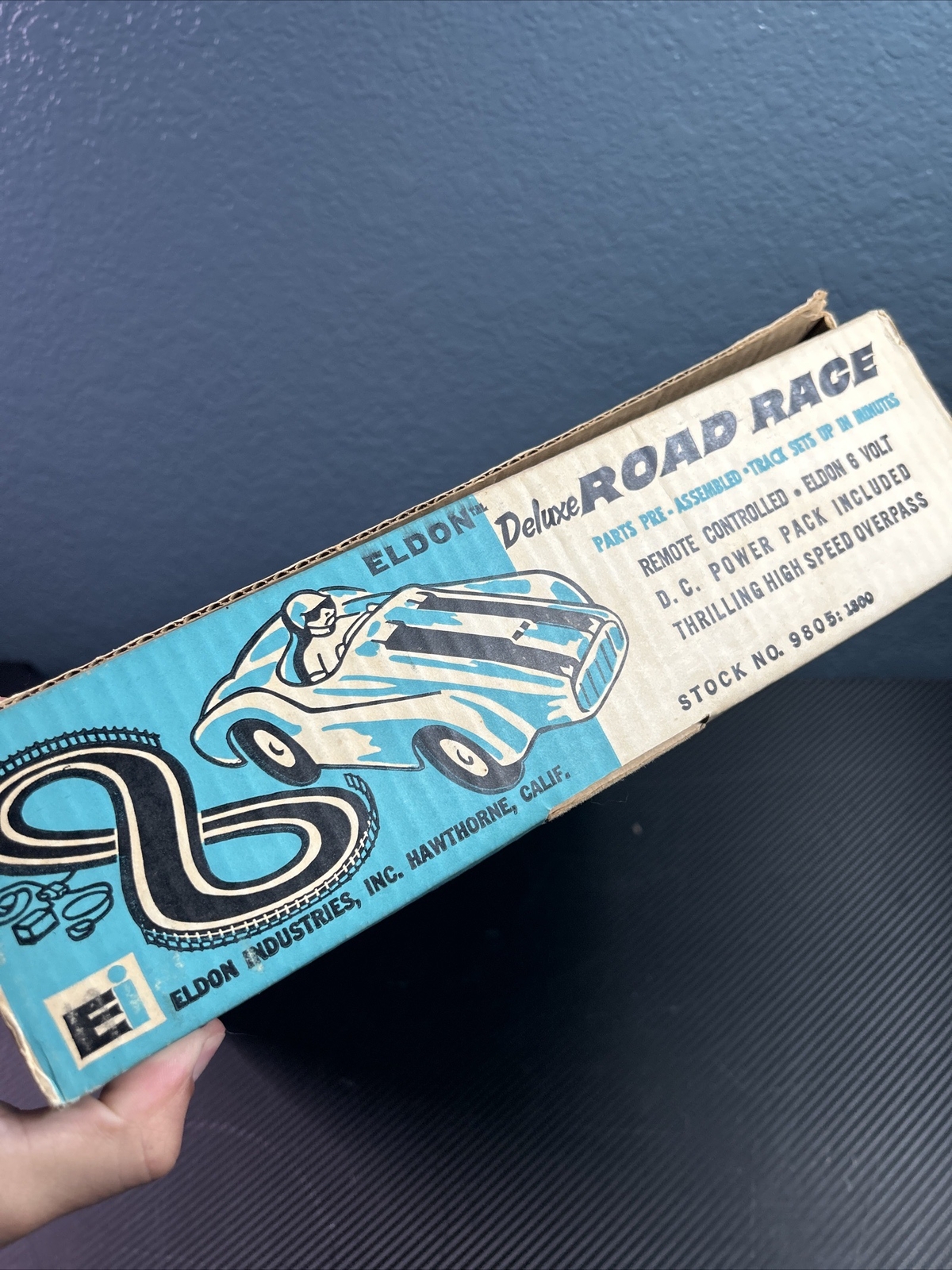 Eldon 9805 Deluxe Road Race with 2 Sport Cars w/ Box Untested. | eBay