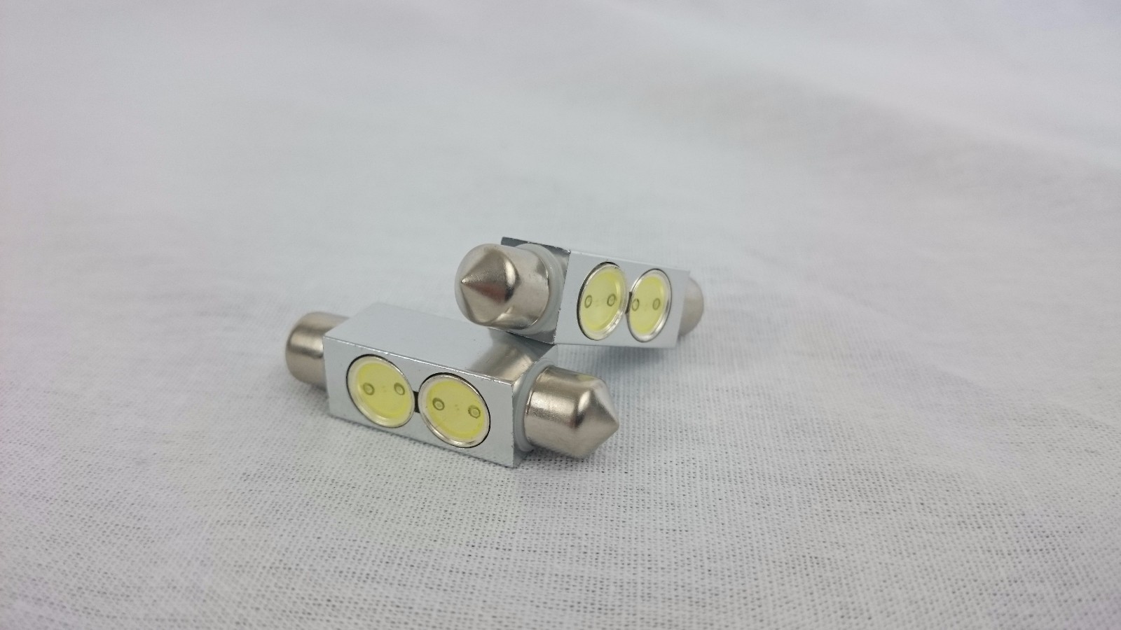 2 x Blue 36mm Super Bright LED Bulbs 3423 3425 46413 6418 (Blue) | eBay