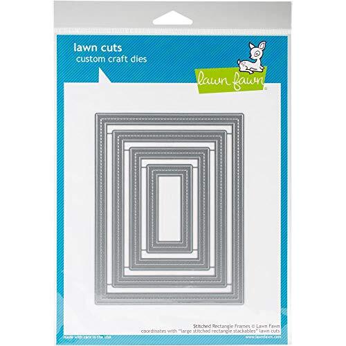 Lawn Fawn Stitched Rectangle Frames Dies (LF1142) | eBay