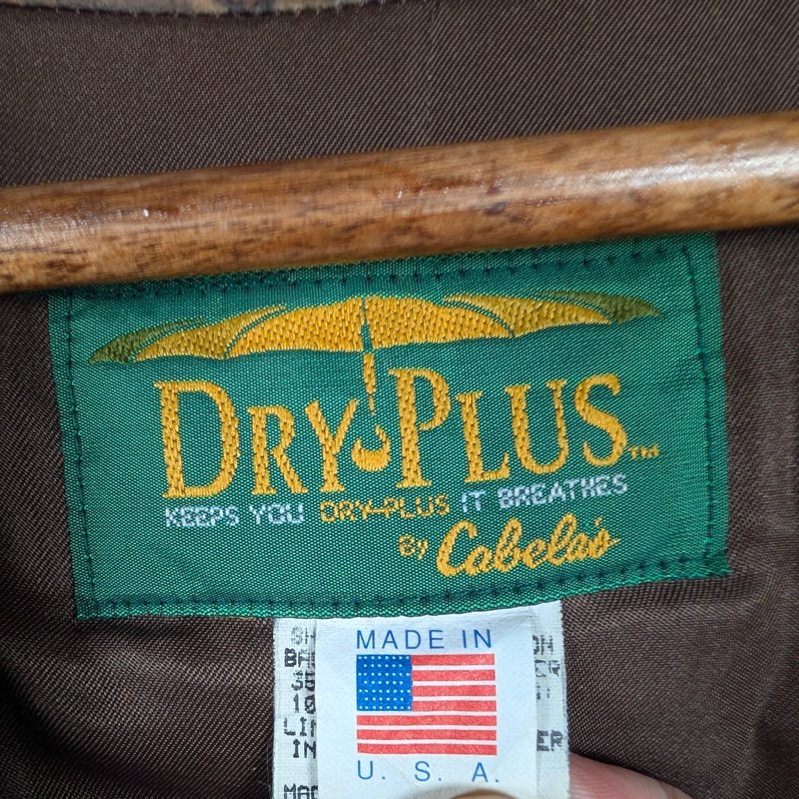 Vintage Cabela's Jacket Mens XL Brown Camo Dry-Plus Thermoloft Parka ...