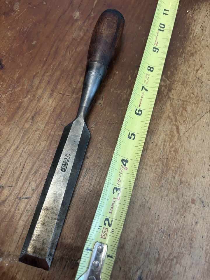 Vintage Stanley Chisel Everlasting or 750 ? Wood Chisel 1 Inch Wide ...