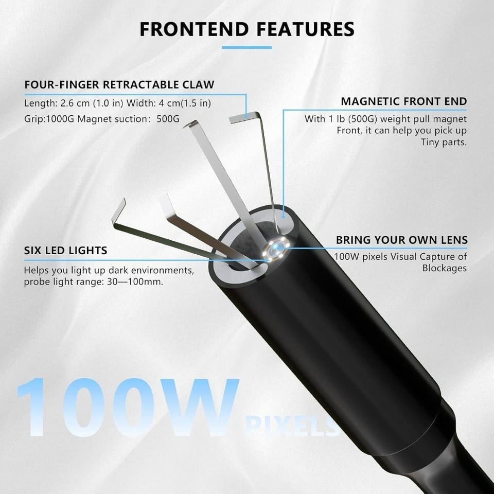 Blockage Detection Multi-functional Tool Aluminum Alloy Claw Essential ...