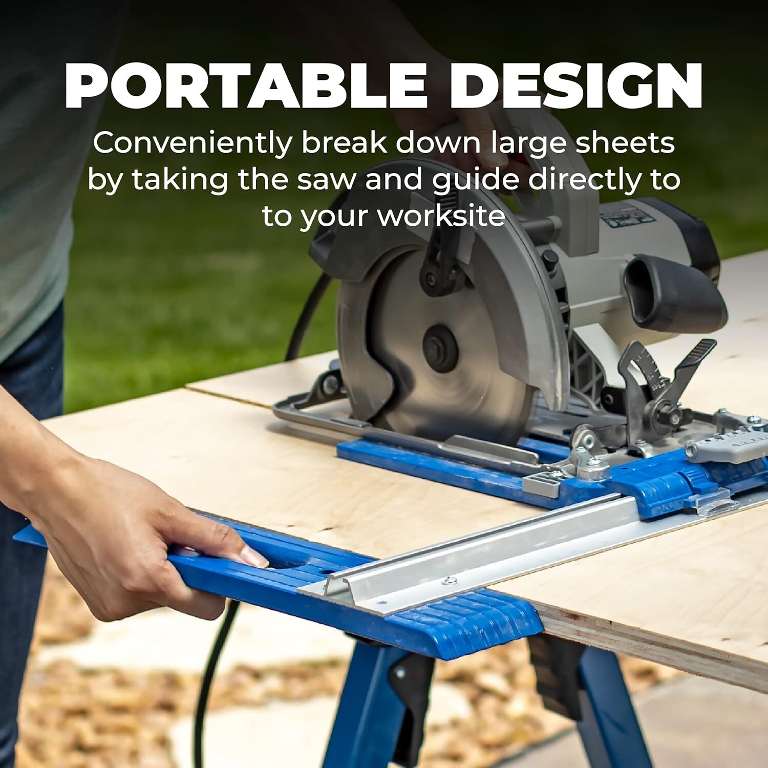Kreg KMA2685 Rip-Cut Circular Saw Guide - Track Guide & Guide Rail ...