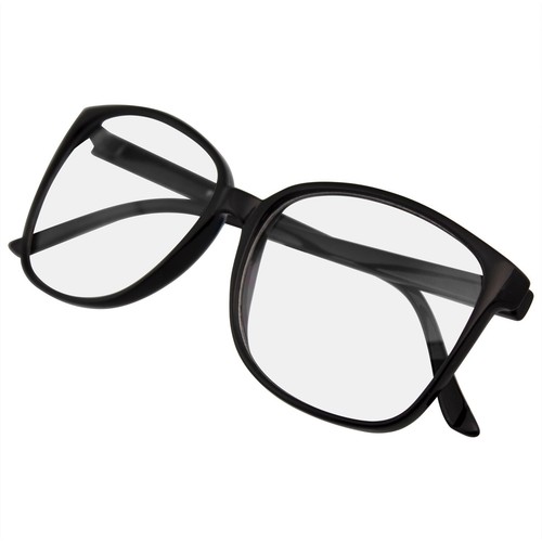 Large Oversized Geek Fashion Glasses Clear Lens Thin Frame Nerd Glasses ...