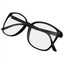 Large Oversized Geek Fashion Glasses Clear Lens Thin Frame Nerd Glasses ...