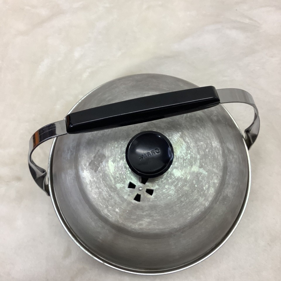 Vintage Mirro 2001M Aluminum Steamer Pot Round Basket Bun Warmer | eBay
