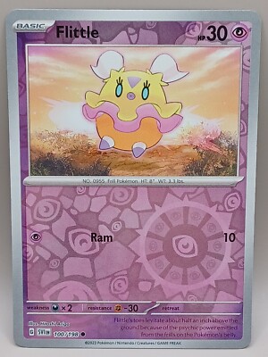100/198 Flittle Reverse Holo Common Scarlet and Violet Pokemon TCG | eBay