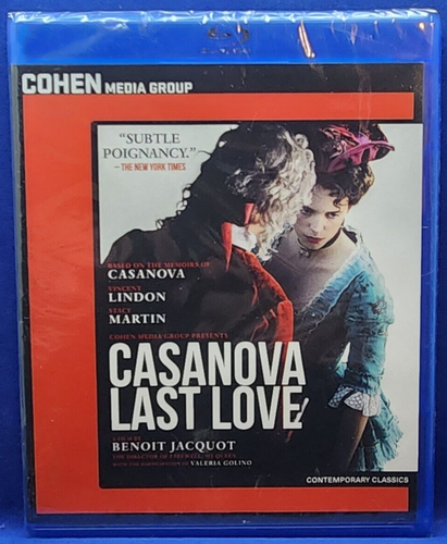 Casanova Last Love (Blu-ray, 2019, Cohen Media) Vincent Lindon, Stacy ...