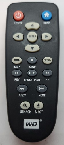 Western Digital WD TV Live Plus HD Media Player GENUINE Remote Control ...