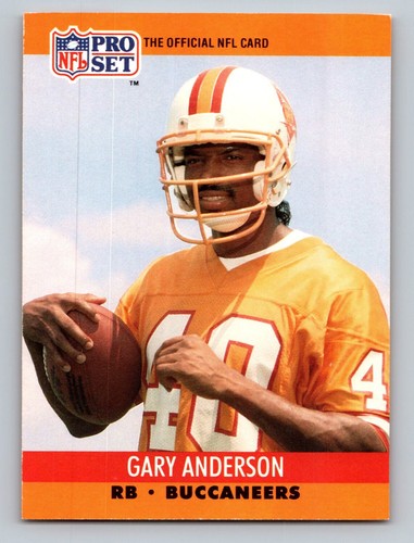 1990 Pro Set #652 Gary Anderson Tampa Bay Buccaneers | eBay