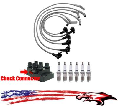Ignition Wires Spark Plugs Coil Pack for Ford Ranger for Mazda B3000 3 ...