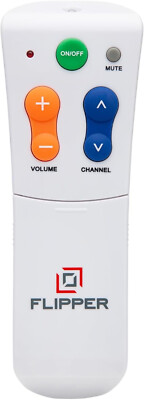 Flipper TV Remote Control - Big Buttons for Low Vision and and Vision ...
