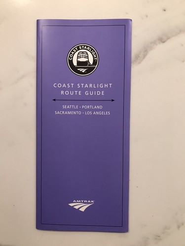 Amtrak Coast Starlight Route Guide Brochure | eBay