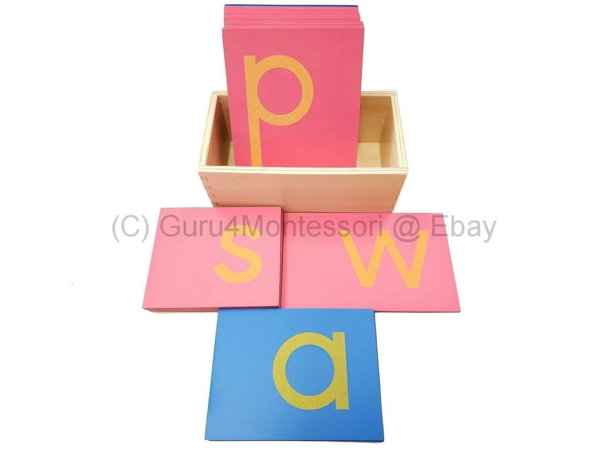 Sand Letters Montessori