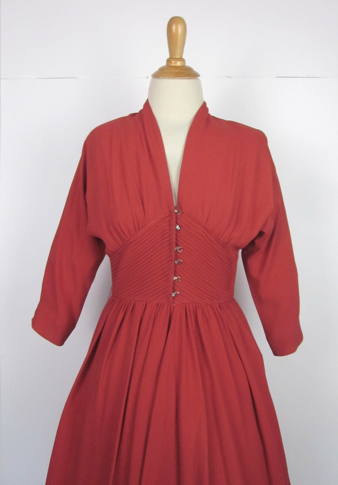 Vintage 40s 50s Jonathan Logan New Look Dress Fit & F… - Gem