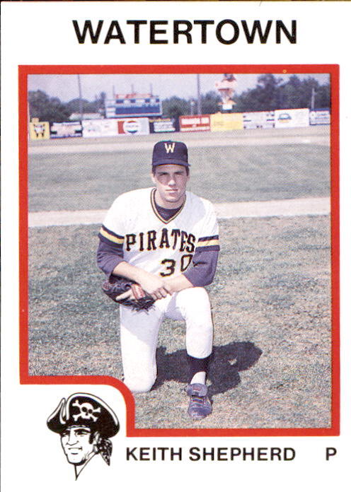 1987 Watertown Pirates ProCards 2812 Keith Shepherd Wabash Indiana ...